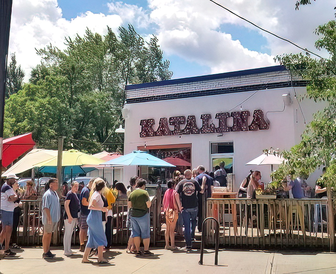 The line outside isn't a deterrent&mdash;it's a testament. These patient pilgrims know that paradise awaits at the end of their breakfast journey.