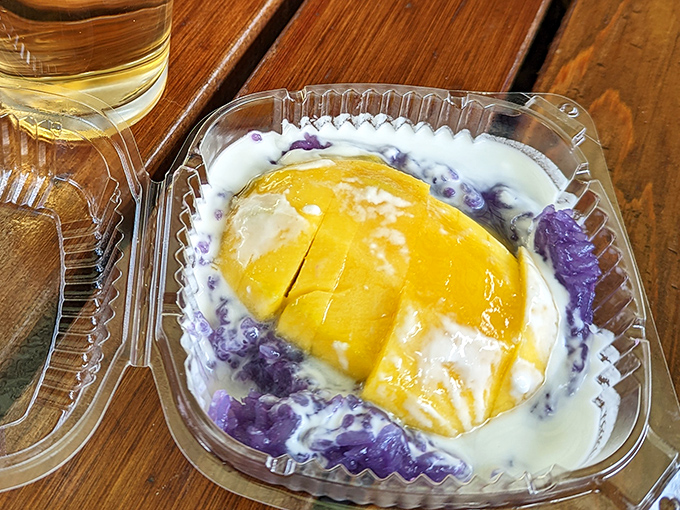 Mango sticky rice that proves Prost! knows dessert isn't just a German affair. A sweet finale to your Bavarian adventure. 