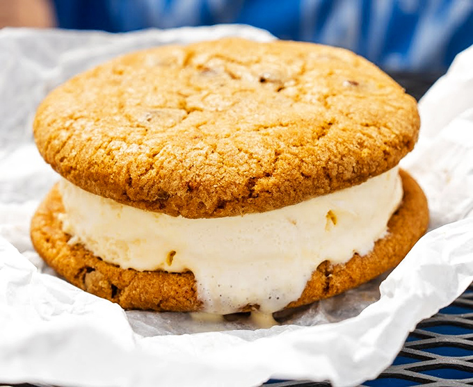 The ice cream sandwich cookie&mdash;proof that Jimmy Jack's understands that after a barbecue feast, dessert isn't just an option, it's a responsibility.