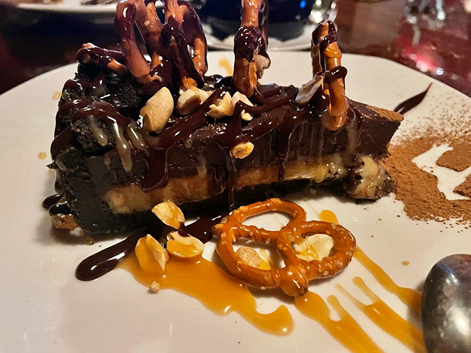 Chocolate meets pretzel in an unholy alliance of sweet and salty that would make even the most proper Brit abandon their manners.