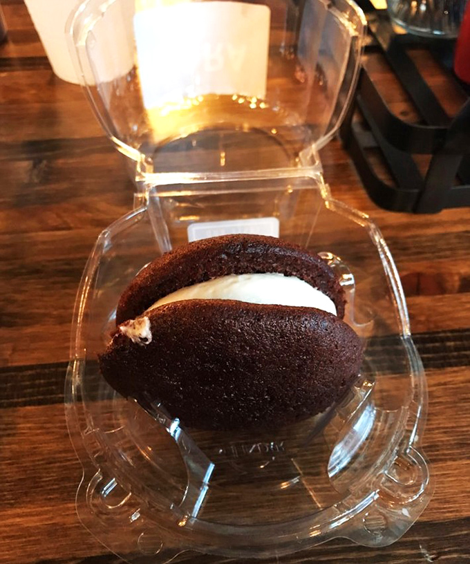 This whoopie pie isn't just dessert – it's the final act in a barbecue symphony, the sweet encore after a magnificent meaty performance.