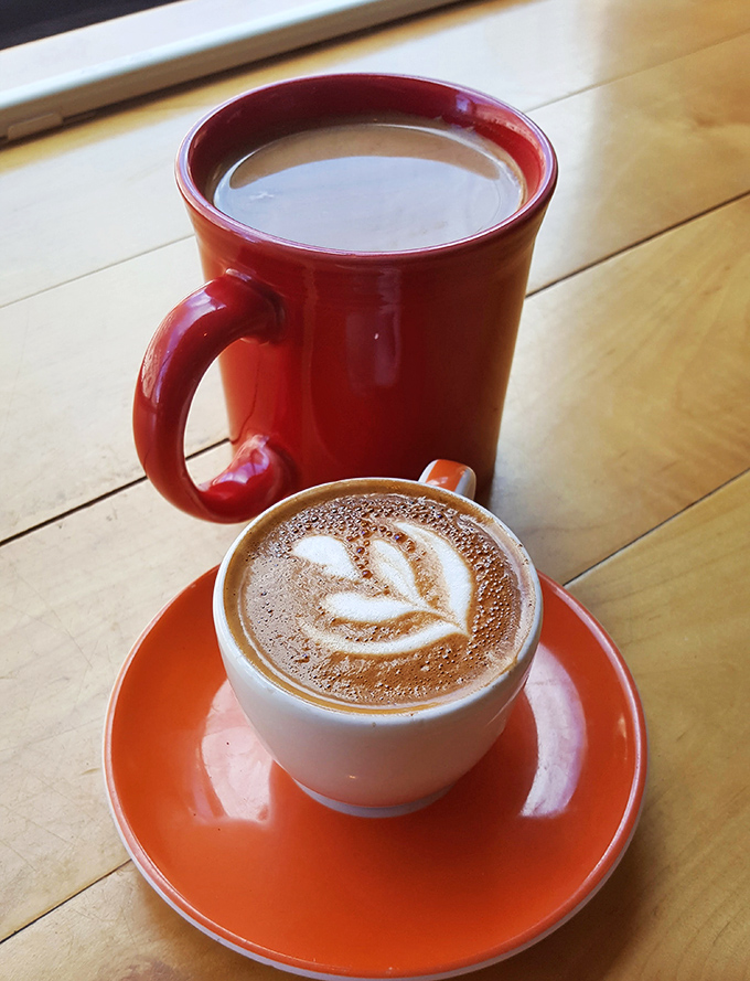 The perfect duo&mdash;a straightforward cup of coffee alongside its more sophisticated sibling. Sometimes you need both conversations in one sitting.