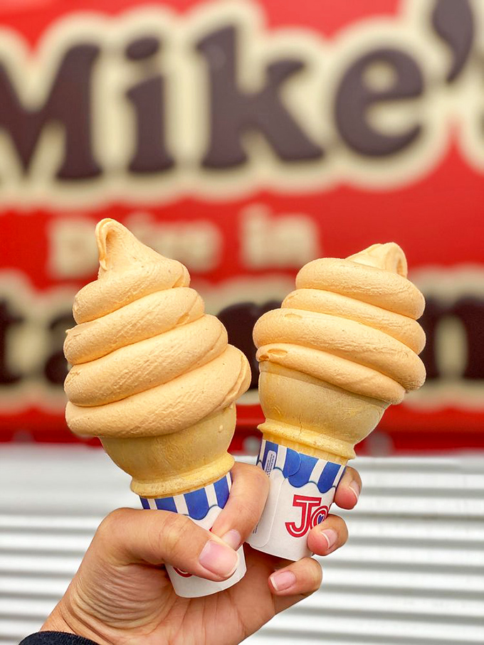 Soft-serve perfection that stands tall and proud &ndash; the exclamation point at the end of a meal that already had you at "hello." 