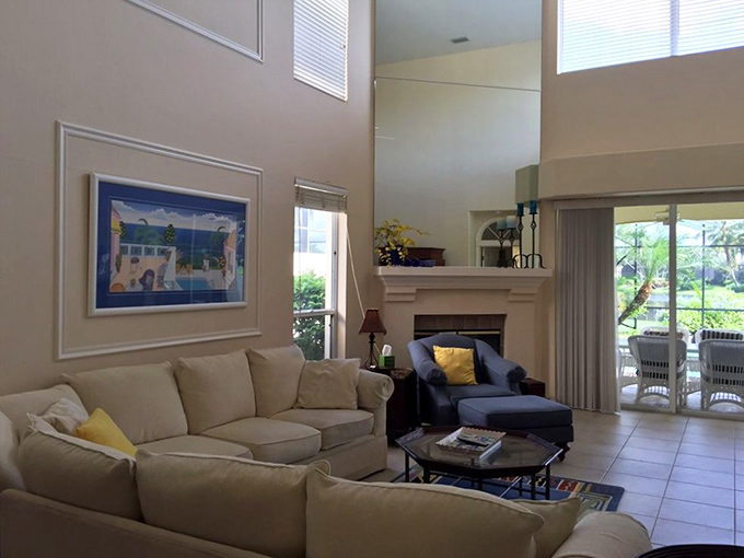 A living room display that proves beige isn't boring—it's the equivalent of a perfectly tailored outfit that never goes out of style.