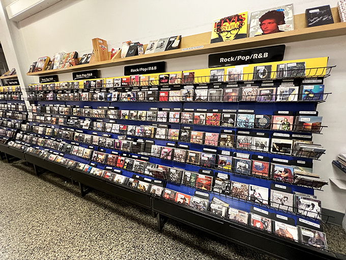 From a bird's eye view, McKay's resembles a library designed by someone who actually wants you to find what you're looking for. 
