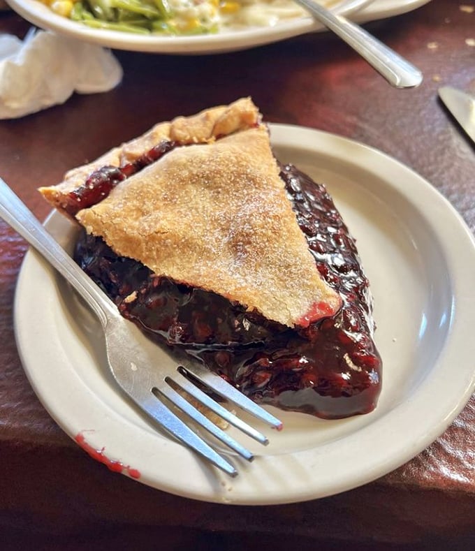 Behold&mdash;berry pie that would make your grandmother simultaneously proud and jealous. The perfect balance of sweet, tart, and buttery crust creates a dessert worth fighting relatives for.