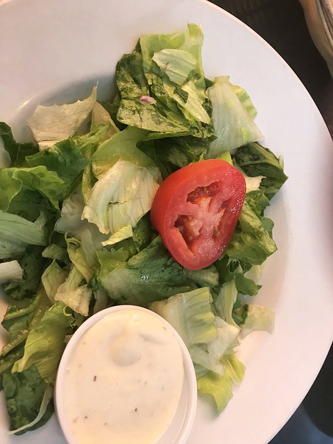 A simple salad that knows its role perfectly&mdash;the palate cleanser that prepares you for the Italian indulgence to come.