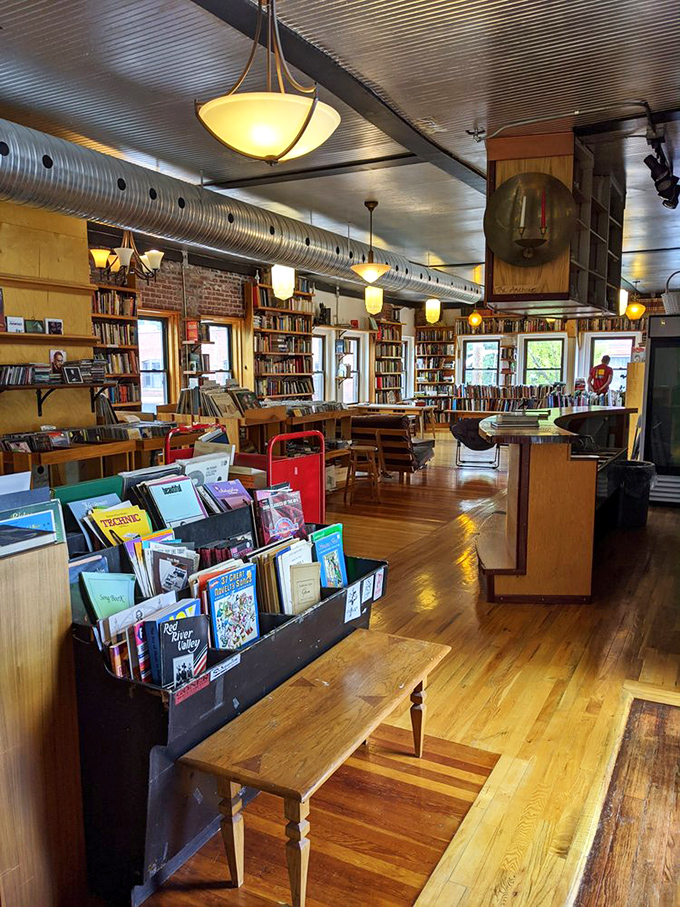 Wooden floors that creak with character and shelves that hold stories waiting to be discovered. The perfect antidote to digital overload.