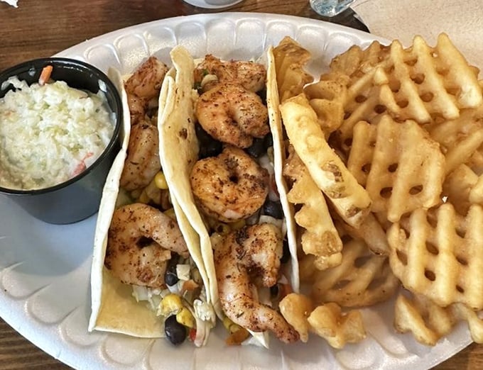 Shrimp tacos that would make coastal dwellers do a double-take. Proof that great seafood in Ohio isn't just a fish tale&mdash;it's deliciously real.
