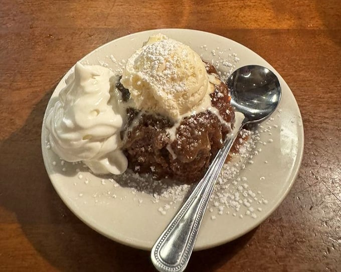 The finale&mdash;a warm, decadent dessert that proves Germans know their way around sweet endings just as well as savory beginnings.