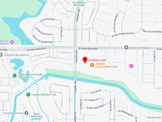 16 goldmans deli map