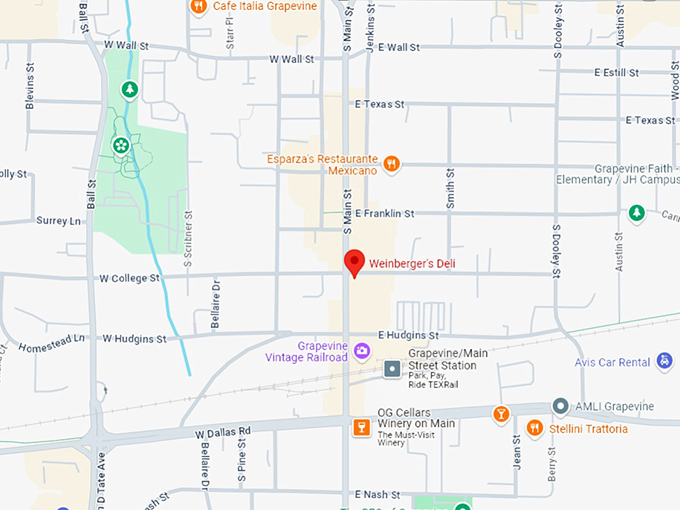 16 weinberger's deli map