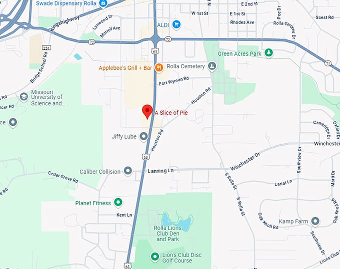 16. a slice of pie map
