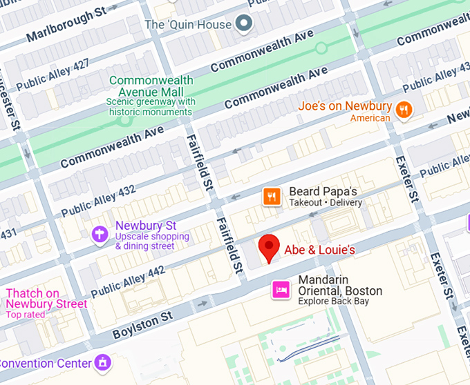 16. abe & louie's map