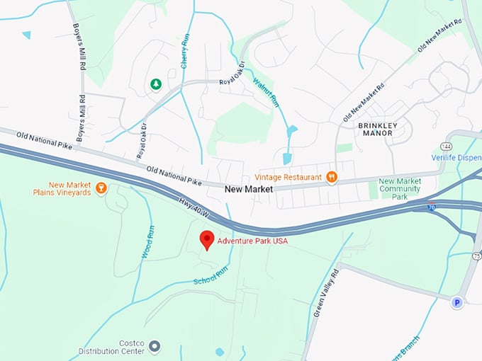 16. adventure park usa map