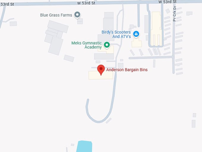 16. anderson bargain bins map