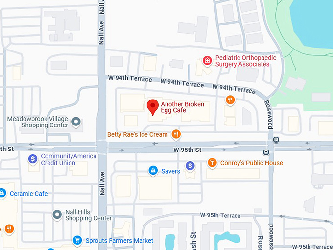 16. another broken egg cafe map