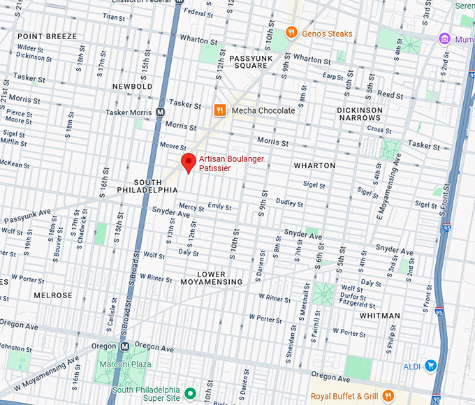 16. artisan boulanger patissier map