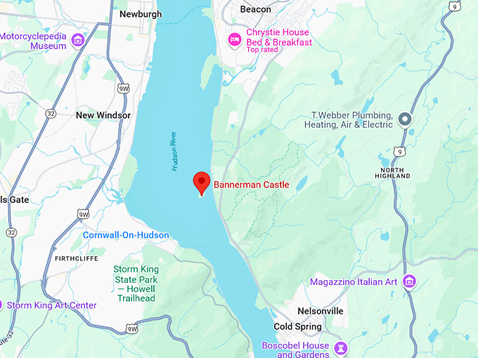 16. bannerman castle map