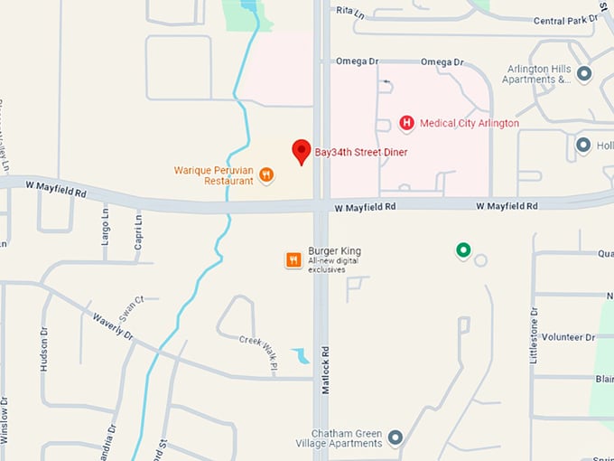 16. bay34th street diner map