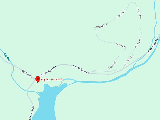 16. big run state park map