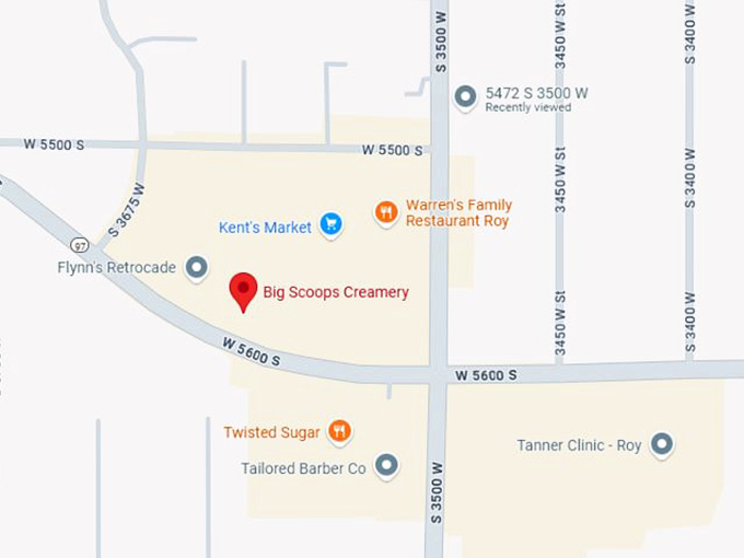 16. big scoops creamery map