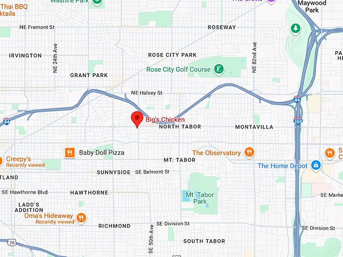 16. big's chicken map