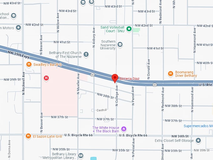 16. birrieria diaz map