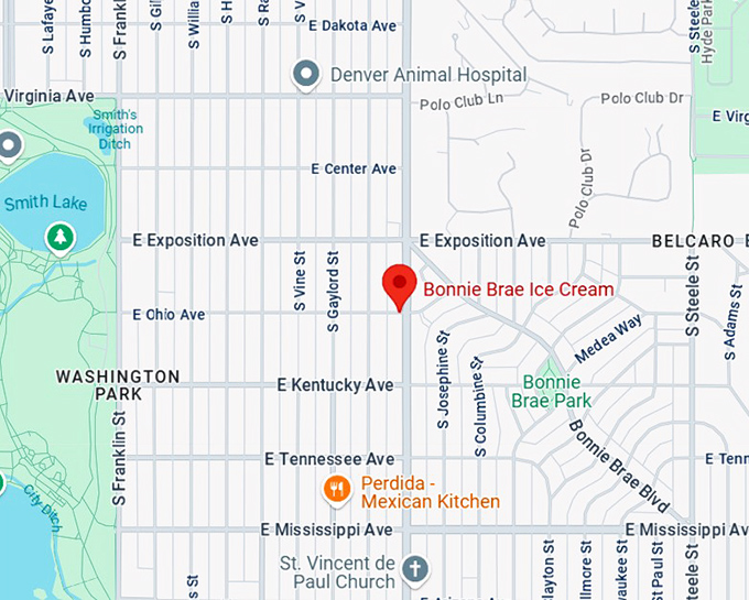 16. bonnie brae ice cream map