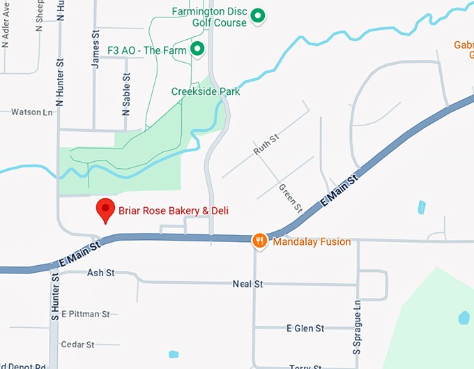 16. briar rose bakery & deli map