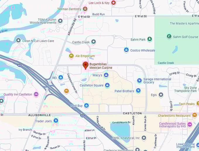 16. bugambilias mexican cuisine map