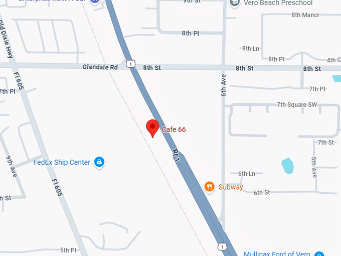 16. cafe 66 map