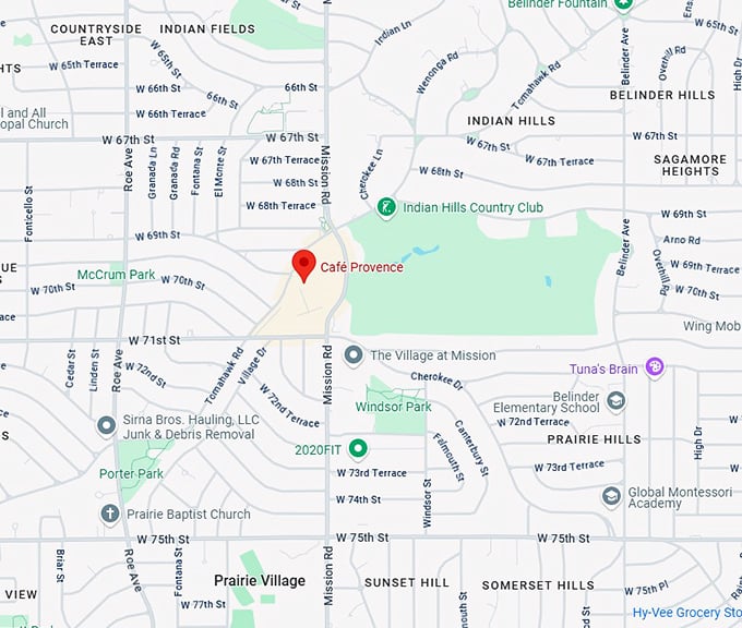 16. caf&eacute; provence map