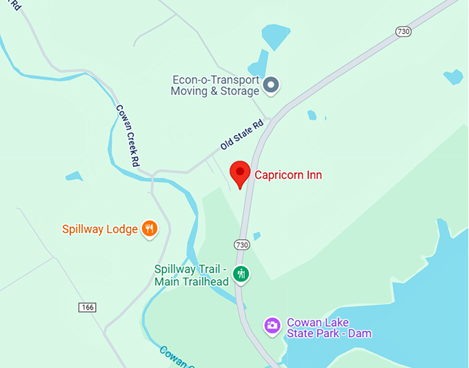 16. capricorn inn map