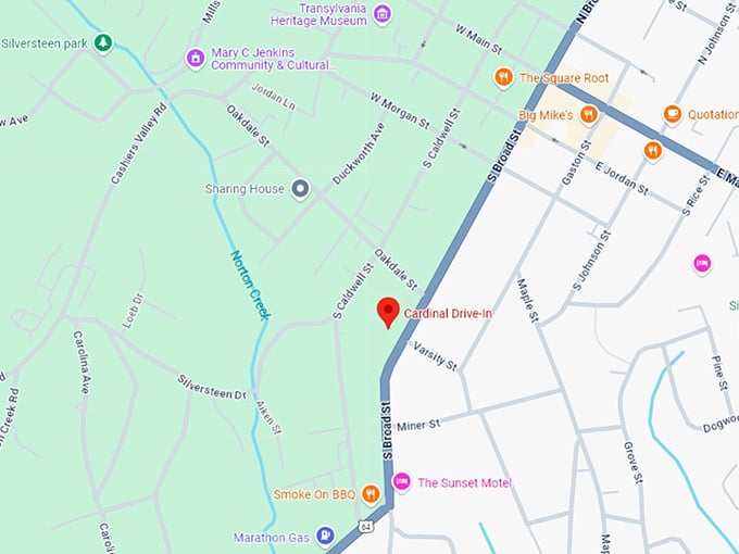 16. cardinal drive in map