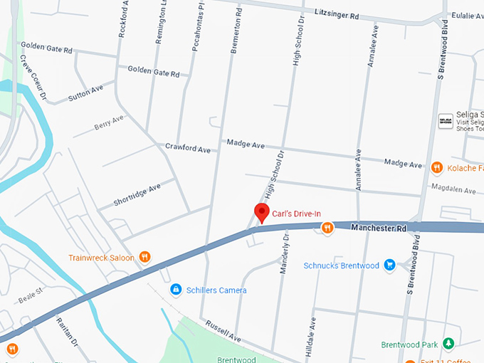 16. carl&rsquo;s drive in map