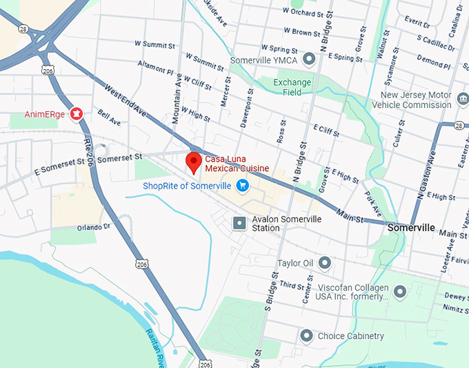 16. casa luna mexican cuisine map