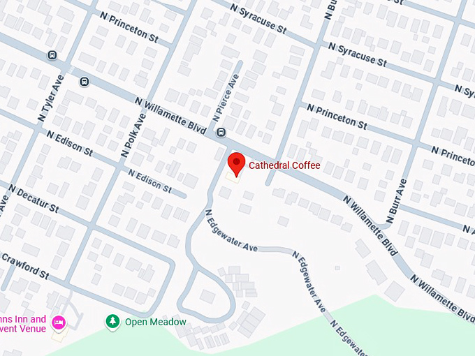 16. cathedral coffee map