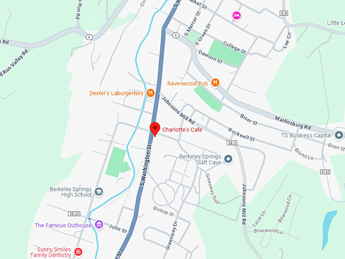 16. charlotte's cafe map