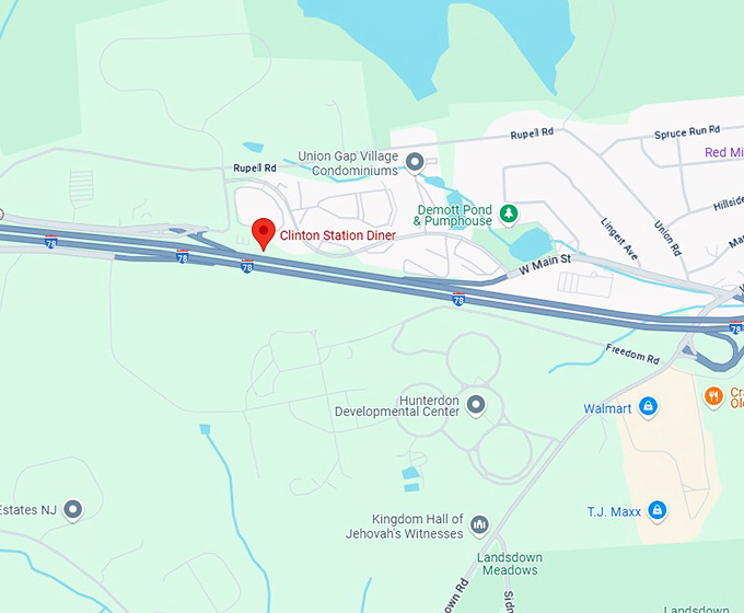 16. clinton station diner map