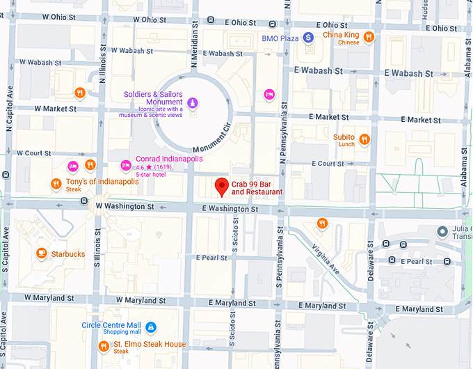 16. crab 99 bar and restaurant map