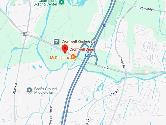 16. cromwell diner map
