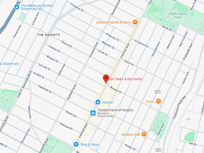 16. dii deals & discounts map