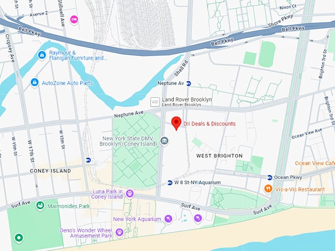 16. dii deals & discounts map