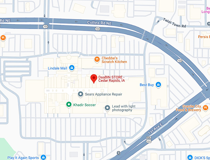 16. daabin store cedar rapids, ia map