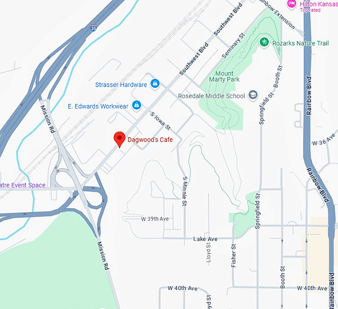 16. dagwood's cafe map