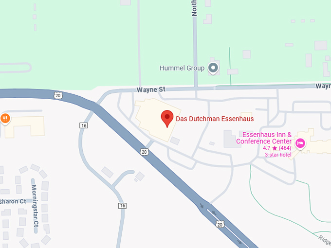 16. das dutchman essenhaus map