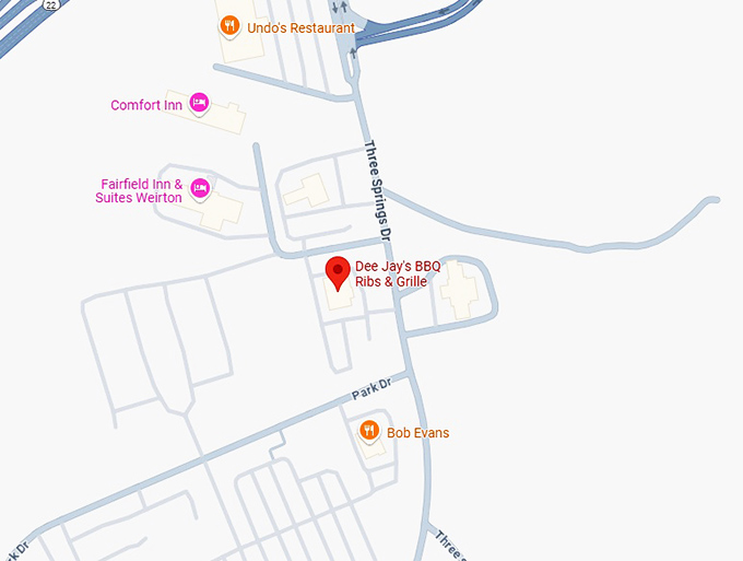 16. dee jay&rsquo;s bbq ribs & grille map