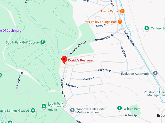 16. dorido's restaurant map