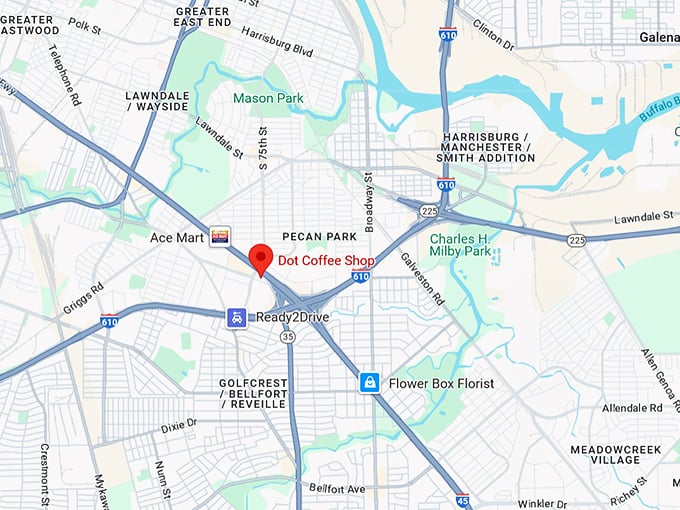 16. dot coffee shop map